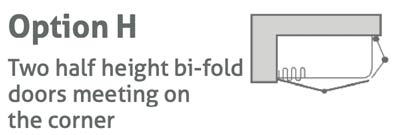 Impey Elevate Made to Order Corner Access Option H Screen