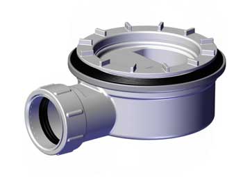 AKW Onyx Exclusif Low Threshold riven effect Shower Tray