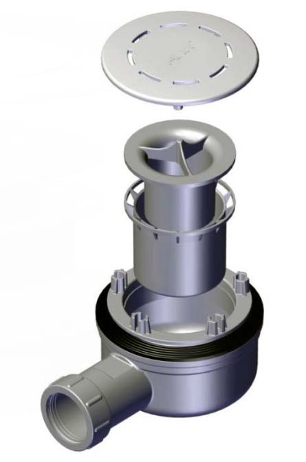 AKW Mullen Level Access Shower Tray For vinyl flooring