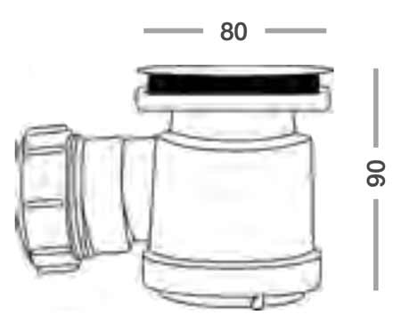 McAlpine STW7-R Gravity Waste Outlet