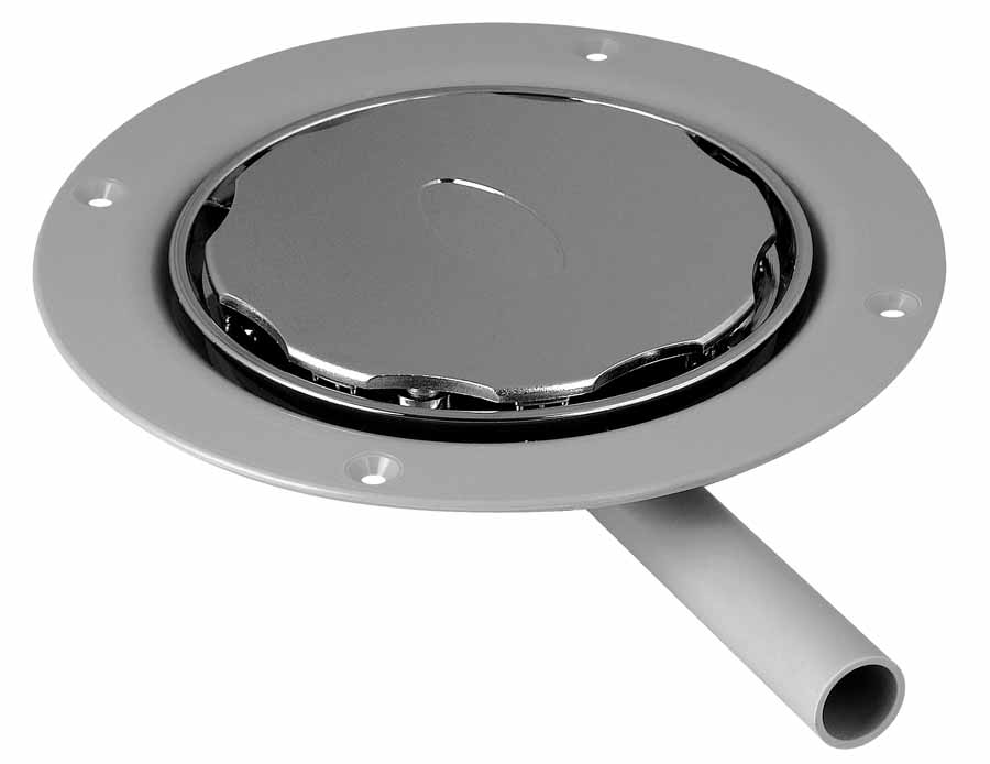 Impey Vinyl Floor Chrome Effect Pumped Waste TAD3/CP