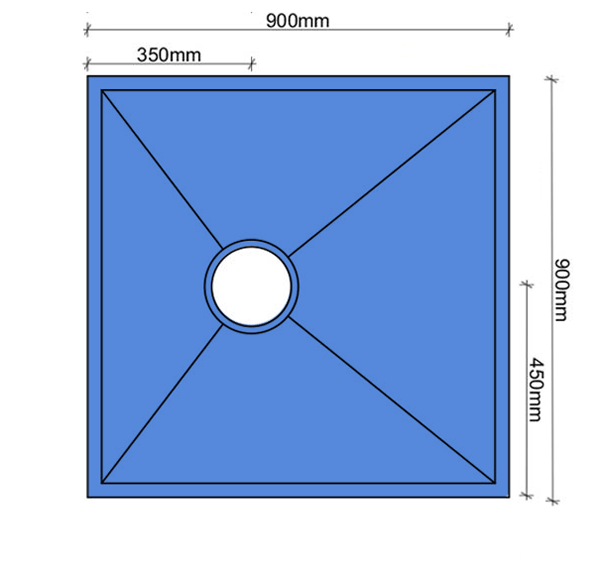 WRD Wet Room Premier Deck Floor Formers