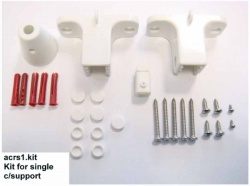 AKW Shower Curtains and Curtain Rails