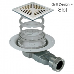 Gravity Waste Outlets For Tiled Wet Room floors