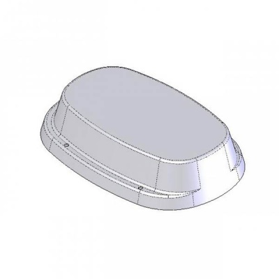 AKW Toilet Plinth 100mm 25043S